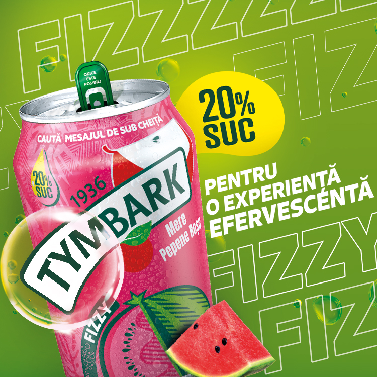 Tymbark Fizzy - Tymbark Romania